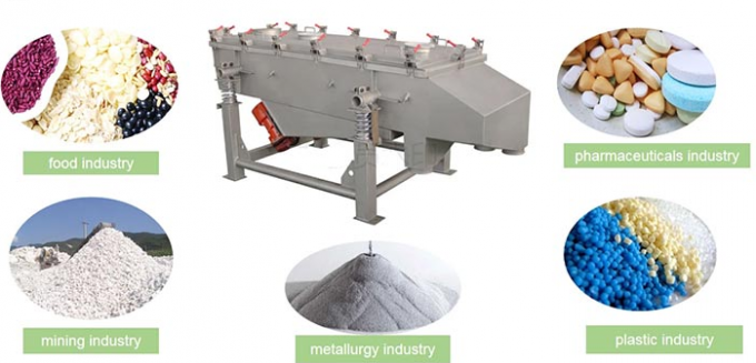 Precision Horizontal Lime Powder Linear Vibrating Sieve Machine