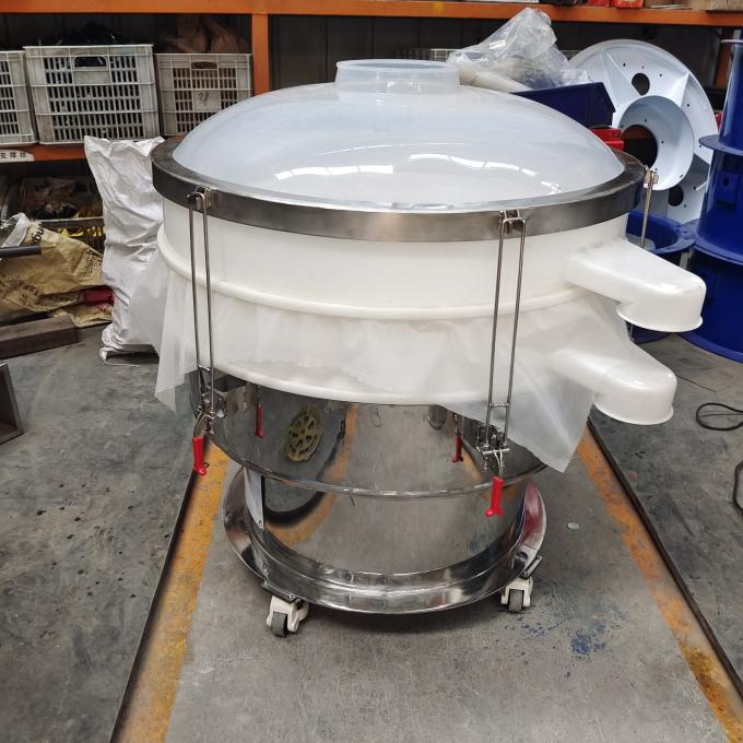 Plastic Pellet Vibrating Sieve Screen Anti Corrosion For Industrial Powder