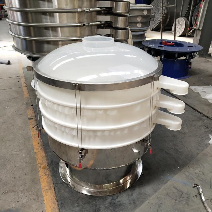 Plastic Pellet Vibrating Sieve Screen Anti Corrosion For Industrial Powder