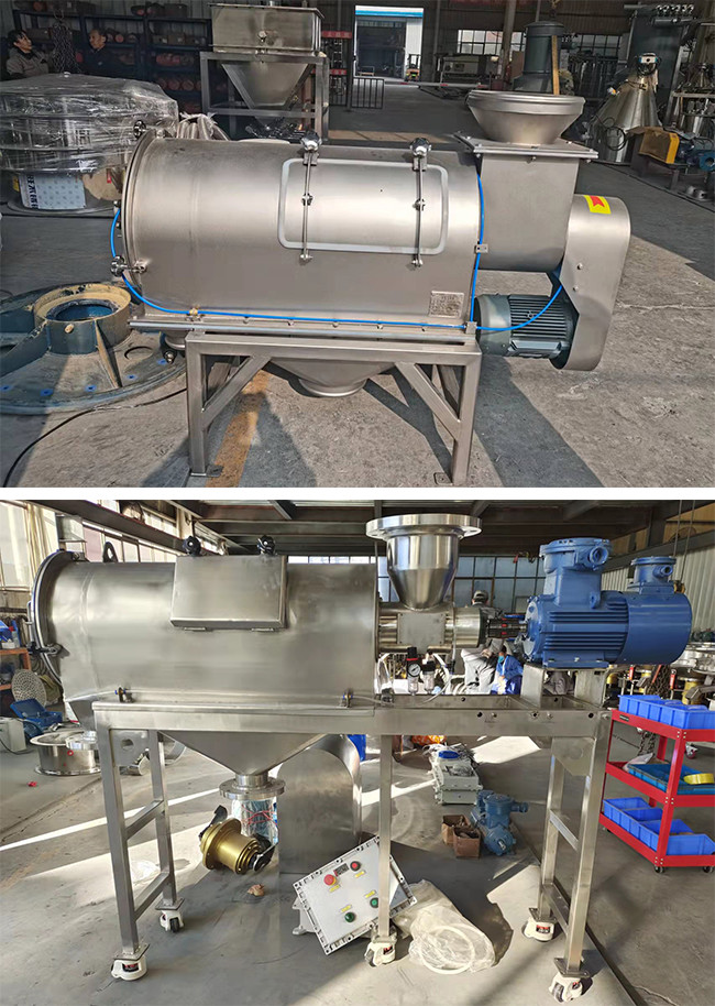 High Output Food Grade Centrifugal Sifter Separator Airflow Screen